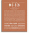 Moises | Name Art Print – Name Stories