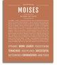 Moises Personalized Name Meaning Art Prints – Name Stories