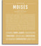 Moises | Name Art Print – Name Stories