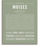 Moises Personalized Name Meaning Art Prints – Name Stories