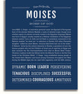 Moises | Name Art Print – Name Stories