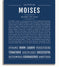 Moises | Name Art Print – Name Stories