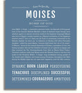 Moises | Name Art Print – Name Stories
