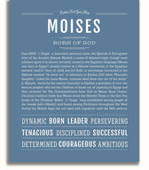 Moises | Name Art Print – Name Stories