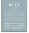 Moises Personalized Name Meaning Art Prints – Name Stories