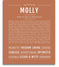 Molly | Name Art Print – Name Stories