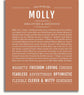 Molly | Name Art Print – Name Stories