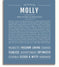 Molly | Name Art Print – Name Stories