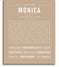 Monica | Name Art Print – Name Stories