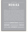 Monika | Name Art Print – Name Stories