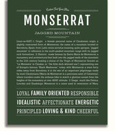 Monserrat | Name Art Print – Name Stories