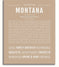 Montana Personalized Name Meaning Art Prints – Name Stories