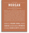 Morgan (female) | Name Art Print – Name Stories