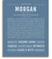 Morgan (female) | Name Art Print – Name Stories
