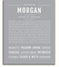 Morgan (male) | Name Art Print – Name Stories