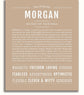 Morgan (male) | Name Art Print – Name Stories