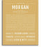 Morgan (male) | Name Art Print – Name Stories