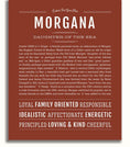Morgana | Name Art Print – Name Stories