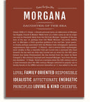 Morgana | Name Art Print – Name Stories