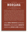 Morgana | Name Art Print – Name Stories