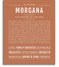 Morgana | Name Art Print – Name Stories