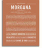Morgana Personalized Name Meaning Art Prints – Name Stories