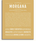 Morgana | Name Art Print – Name Stories
