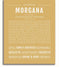 Morgana Personalized Name Meaning Art Prints – Name Stories