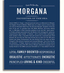 Morgana | Name Art Print – Name Stories