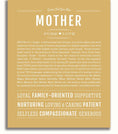 Mother | Name Art Print – Name Stories