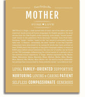 Mother | Name Art Print – Name Stories