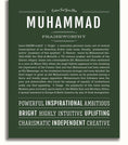 Muhammad | Name Art Print – Name Stories