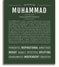 Muhammad Personalized Name Meaning Art Prints – Name Stories