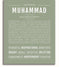Muhammad | Name Art Print – Name Stories