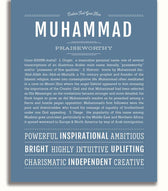 Muhammad | Name Art Print – Name Stories