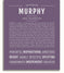 Murphy (female) | Name Art Print – Name Stories