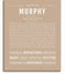 Murphy (male) | Name Art Print – Name Stories