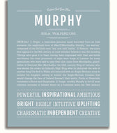 Murphy (male) | Name Art Print – Name Stories