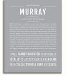 Murray | Name Art Print – Name Stories