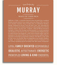 Murray | Name Art Print – Name Stories