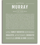 Murray | Name Art Print – Name Stories