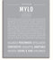 Mylo | Name Art Print – Name Stories