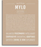 Mylo | Name Art Print – Name Stories