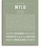 Mylo Personalized Name Meaning Art Prints – Name Stories