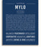 Mylo | Name Art Print – Name Stories