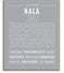 Nala | Name Art Print – Name Stories