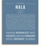 Nala | Name Art Print – Name Stories