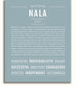 Nala | Name Art Print – Name Stories