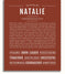 Natalie | Name Art Print – Name Stories