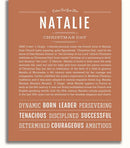 Natalie | Name Art Print – Name Stories